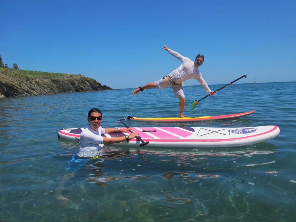 Stand up paddle en Méditerranée
