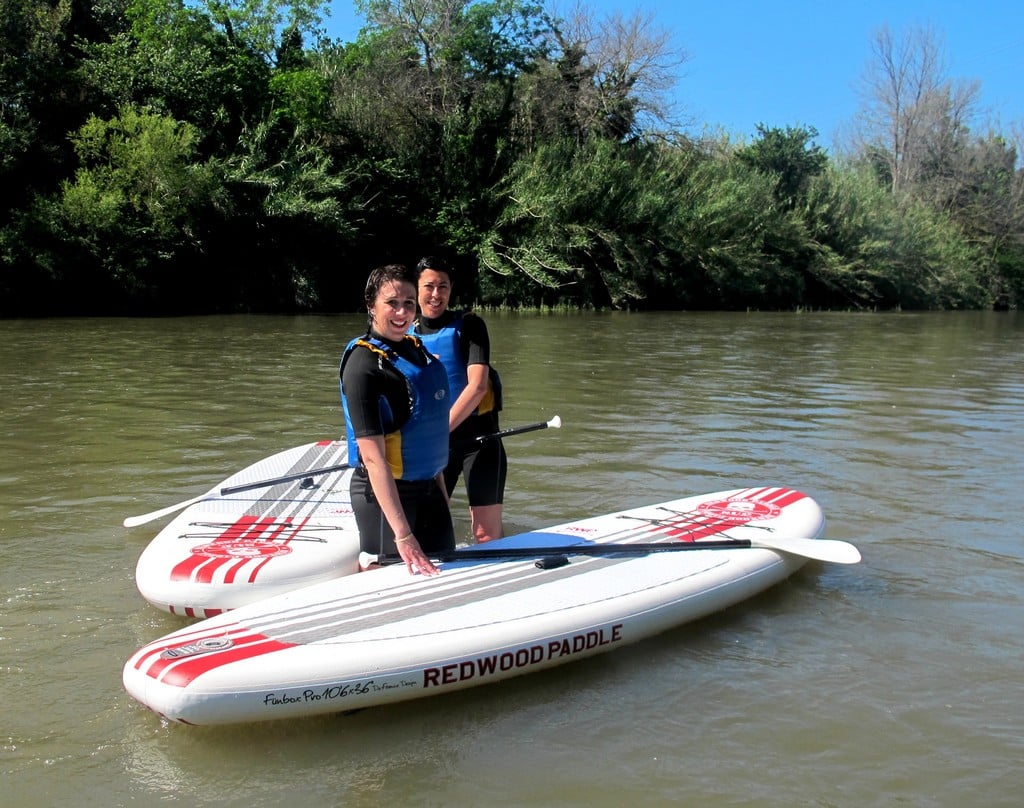Béa et France stand up paddle - Les Pyrénées-Orientales à votre rythme